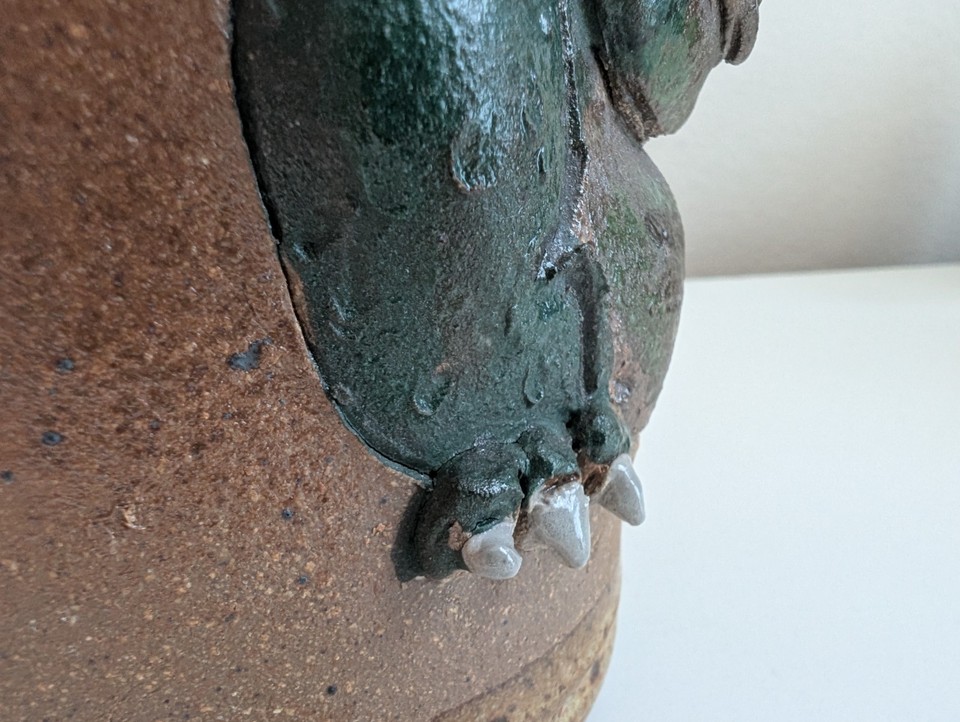 Hodag pottery stein mug 3D mythical creature folklore Rhinelander ...