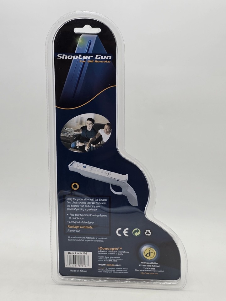 NEW SHOOTER GUN for WII REMOTE By i Concepts Game Fury | eBay