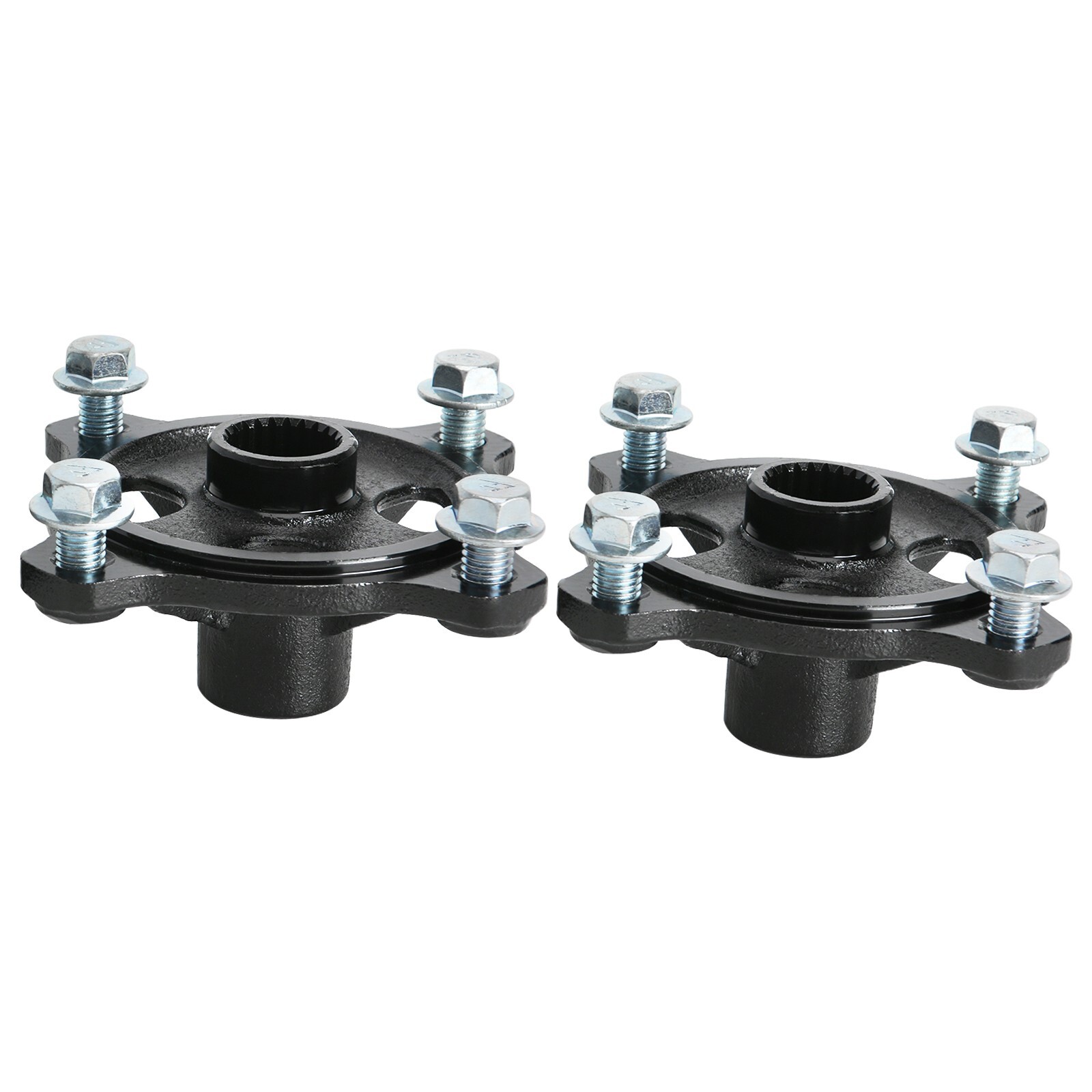 Pair 110mm 4 Stud 23T Rear Wheel Rim Axle Hub for Go Kart ATV Quad ...