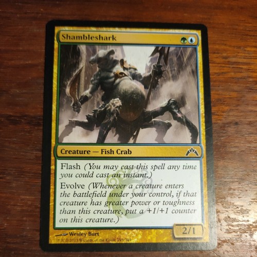 SHAMBLESHARK Gatecrash MTG Gold Creature—Fish Crab Com | eBay