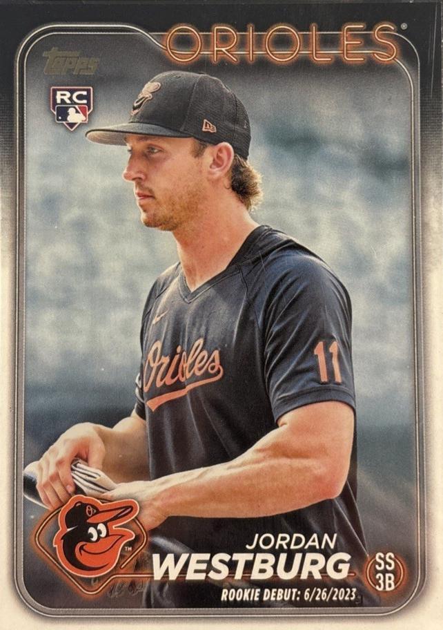2024 Topps Update Series - Rookie Debut Jordan Westburg #US125 Golden ...