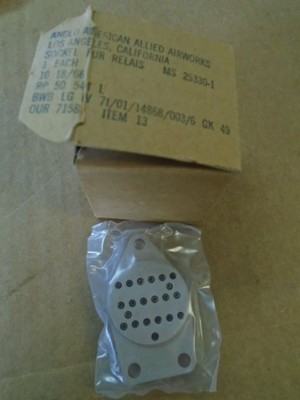 1 EA NOS 20 PIN LEACH INDUSTRIAL RELAY SOCKET P/N: MS25330-1 | eBay