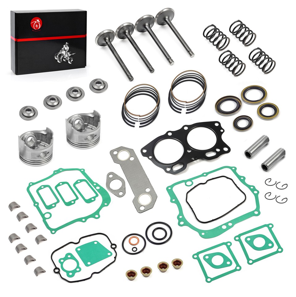 Engine Rebuild Kit Piston Gasket Valve For EZGO Golf Cart Robin 350cc ...