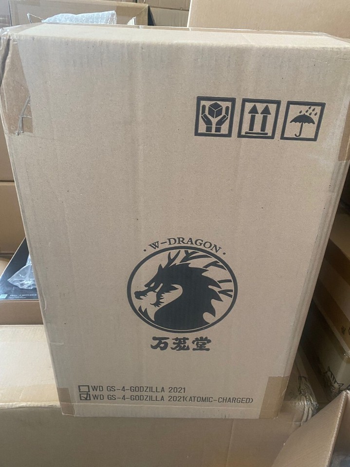 New W-DRAGON Godzilla VS Kong 2021 Godzilla 30CM Figure Thermal ...