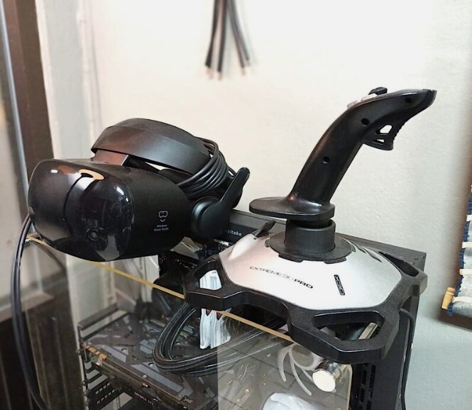 Complete VR flight simulator system, Samsung Odyssey VR HMD, Flight ...