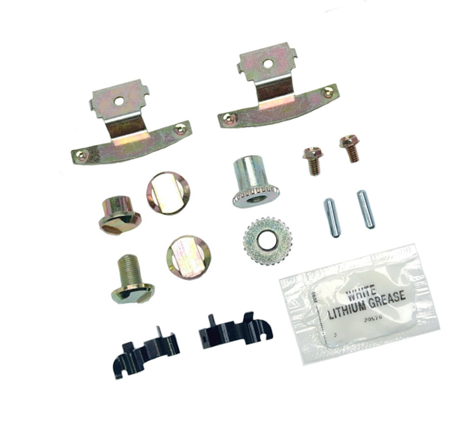 Rear Parking Brake Hardware Kit with Clips, Adjusters, Pins, Bolts, and ...