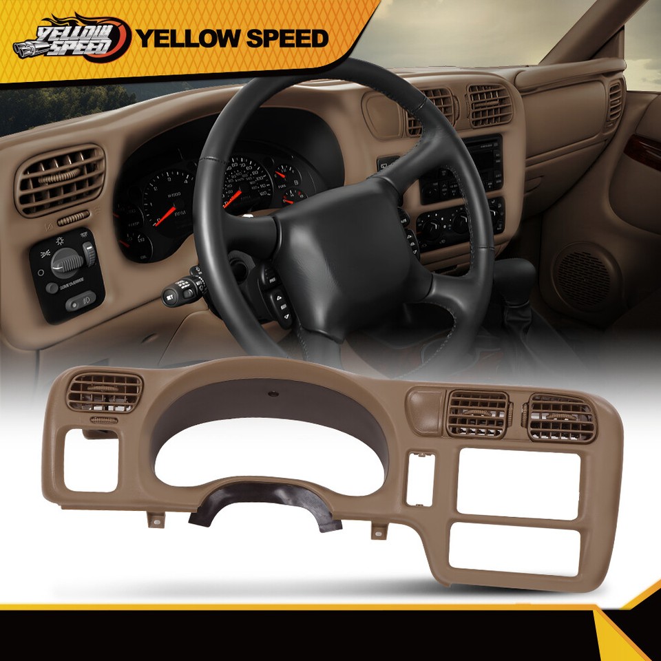 Fit For 98-04 Chevy S10 GMC Sonoma Blazer Speedometer Dashboard Bezel ...