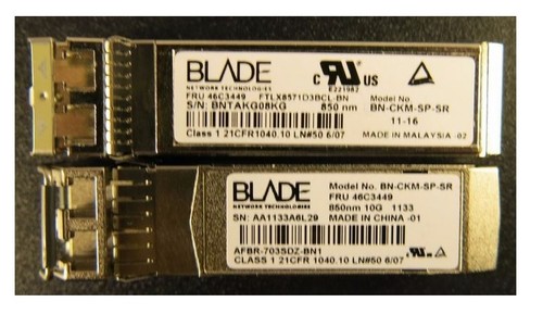 IBM Blade 46C3447 46C3449 BN-CKM-SP-SR SFP+SR per G8052 G8124 G8264 ...