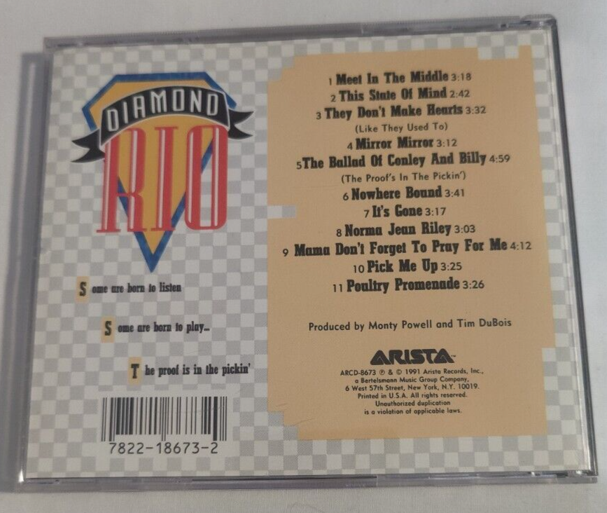 Diamond Rio by Diamond Rio (CD, 1991, Arista) | eBay