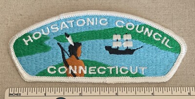 Vintage HOUSATONIC COUNCIL Boy Scout Uniform Strip PATCH CSP ...