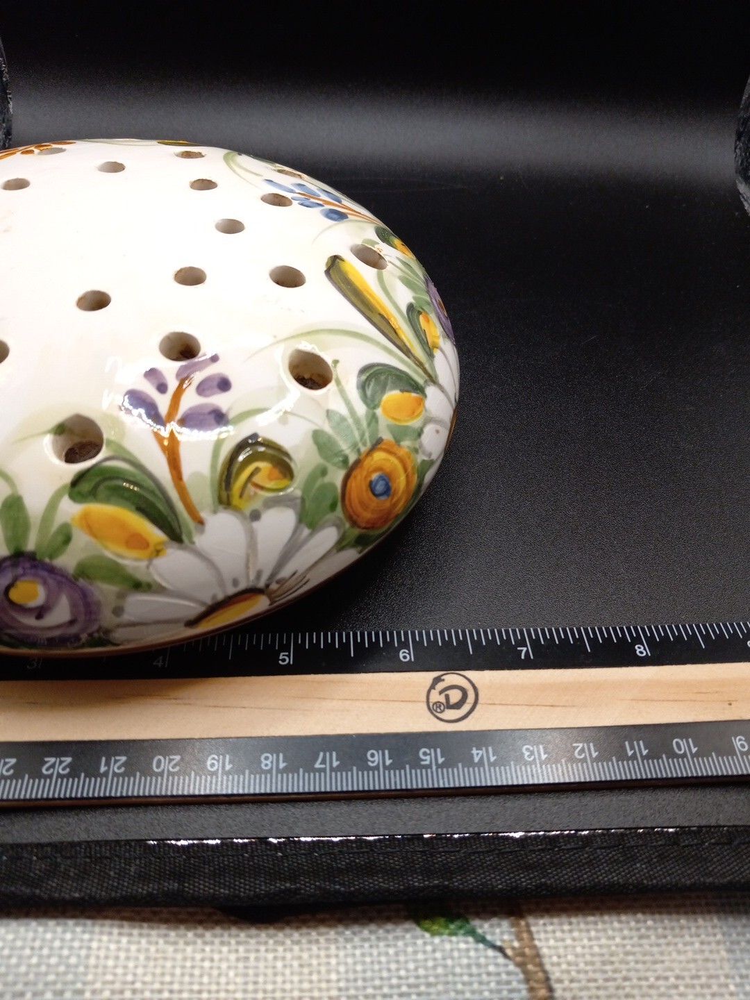 Vintage Castelli Simonetti Italian Majolica 24 Hole Flower Frog | eBay