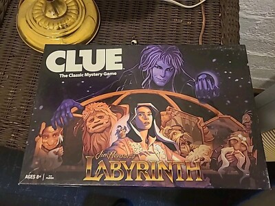 Clue Jim Henson's Labyrinth Edition Board Game Complete Sealed Cards | eBay