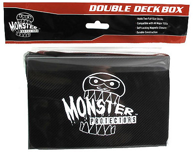 Double Deck Box - Black Monster Protectors GAMING SUPPLY BRAND NEW ...