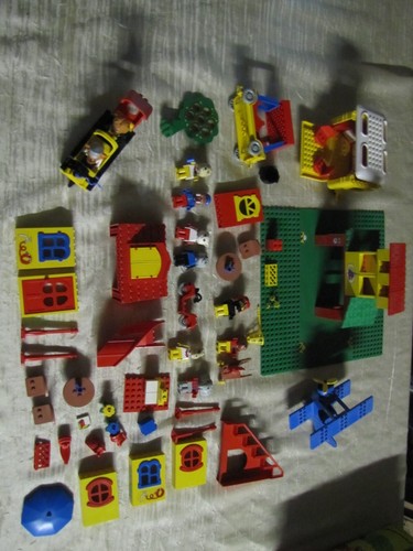 LEGO FABULAND 3644 3680 3641 3674 3671 AIRPORT AVION HOUSE MAISON AUTO ...