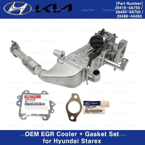 284164A750 Genuine EGR Cooler + 2 Gaskets Set for Hyundai H1 i800 ...