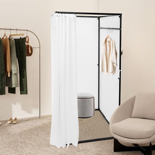 Portable Fitting Room for 3-4 People, Freestanding Design, 100×100×200 ...