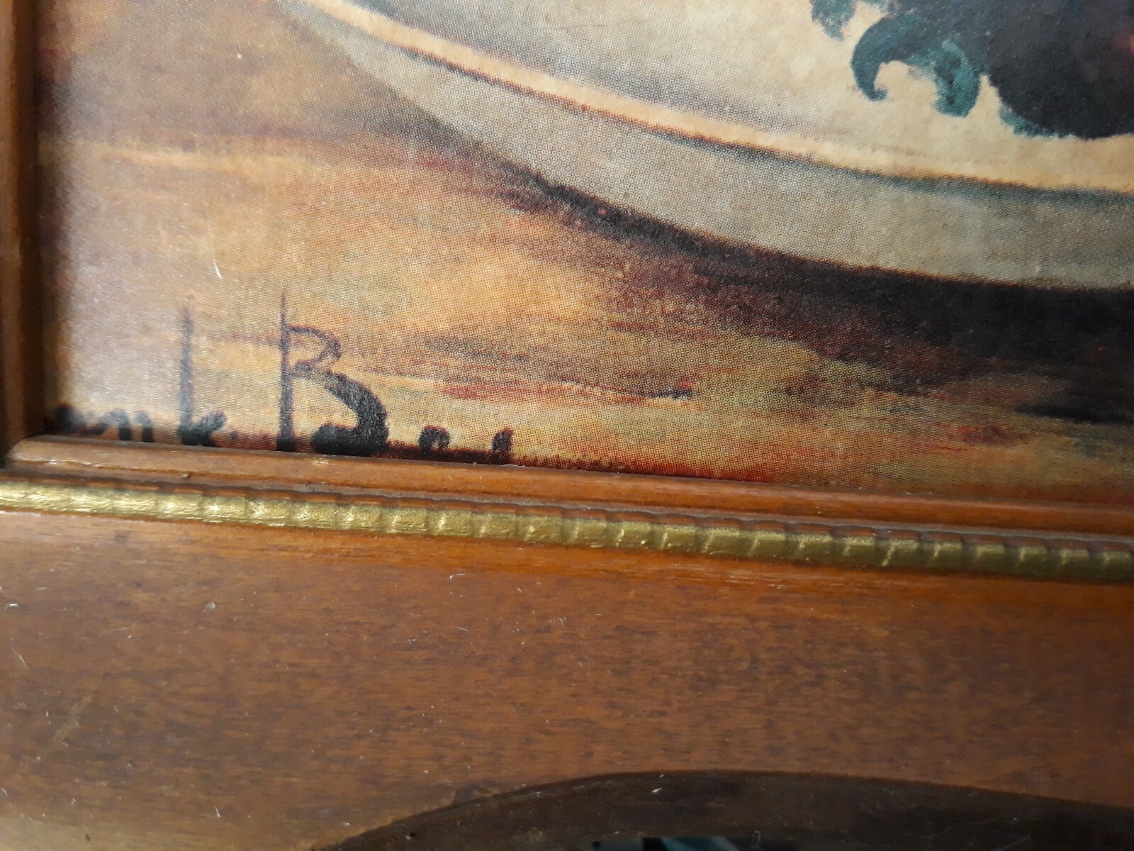 VINTAGE Mid Century Modern Hank Boj fruit Painting | eBay