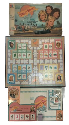 Vintage Francine Pascal's Sweet Valley High Board Game Milton Bradley ...