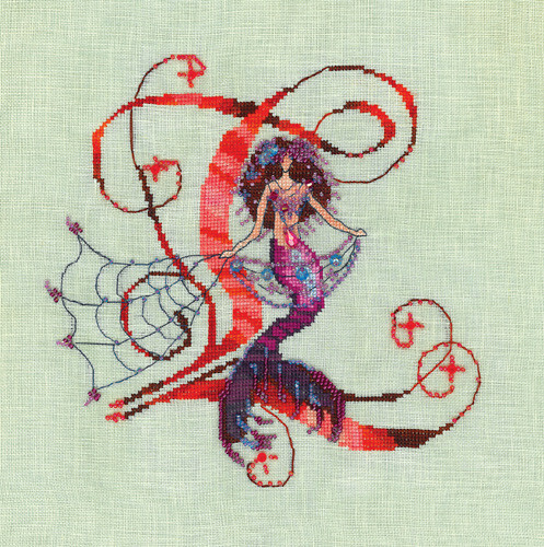 Nora Corbett Cross Stitch Pattern - Letters From Mermaids Alphabet ...