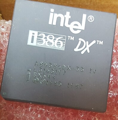 A80386DX-33, SX544 intel I386 80386 processor 33MHZ | eBay