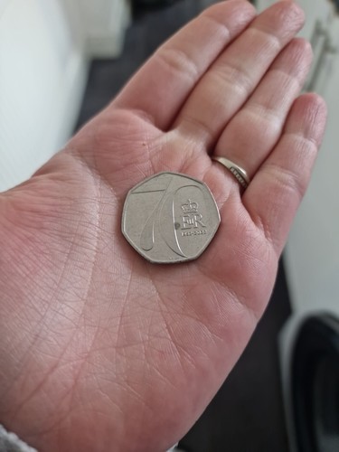 Rare 50p coins uk - 70 year celebration coin | eBay