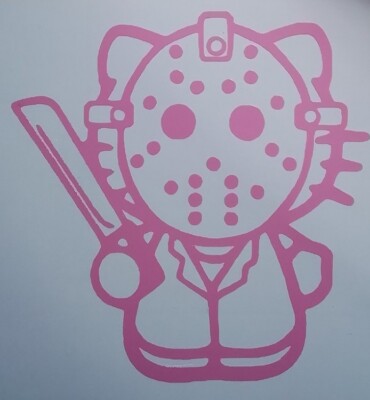 Decal Vinyl Truck Car Sticker - Hello Kitty Jason Voorhees Friday The ...