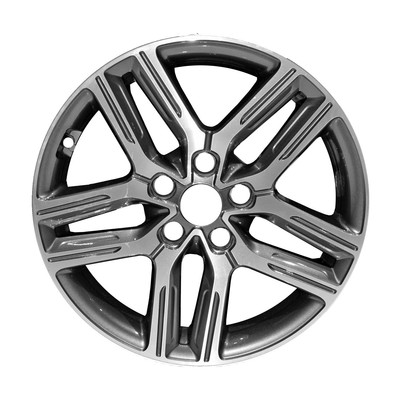 Used Machined Dark Charcoal Metallic Wheel; Aluminum 17 x 7 52910M7400 ...