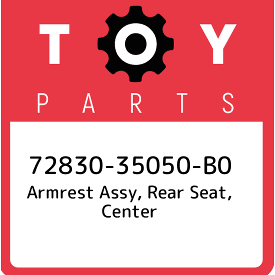 72830-35050-B0 Toyota Armrest assy, rear seat, center 7283035050B0, New ...