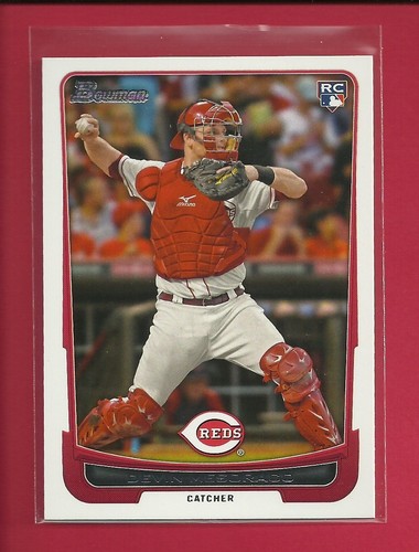 Devin Mesoraco RC 2012 Bowman Draft Rookie Card # 24 Reds New York Mets ...