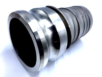 Dixon RE200NO Stainless Steel Boss-Lock Type E Notched Cam Groove Hose ...