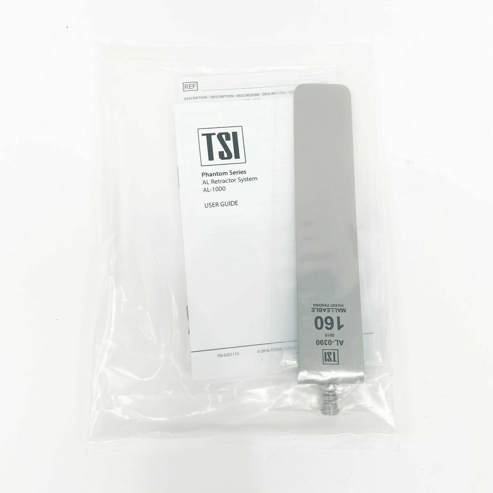 Tedan TSI AL-0390 Phantom AL Anterior Lumbar Retractor Blade 160 mm ...