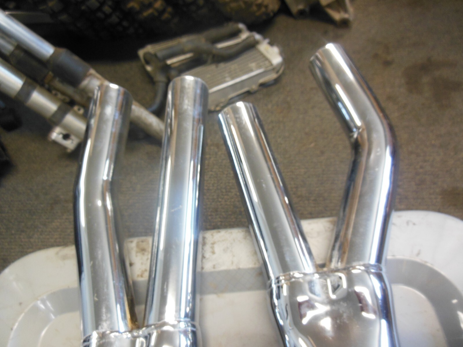 NOS Exhaust Flare Tip Mufflers 4 into 2 Fits: Honda 1979-1980 CB750 84 ...