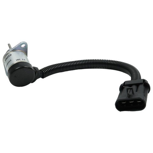 12V Stop Solenoid 7000769 1J710-60011 for Kubota V2607 Bobcat S160 S185 ...