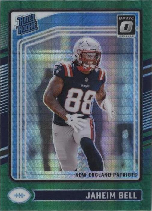 2024 Panini Donruss Optic - Rated Rookie Jaheim Bell #238 Green Hyper ...