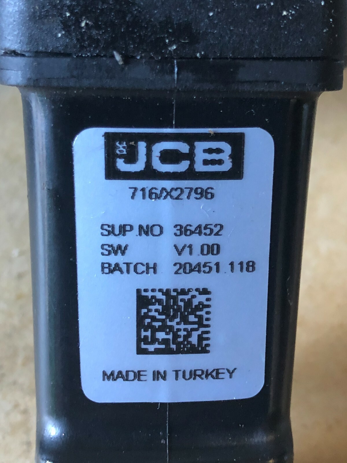 GENUINE JCB Identification Radio-frequency Antenna Unit P/N 716/X2796 ...