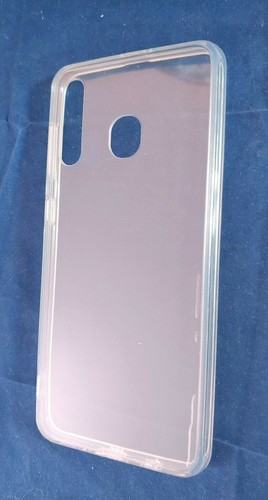 For Samsung Galaxy A20 Crystal Clear Soft TPU Slim Case Cover- (9847 ...