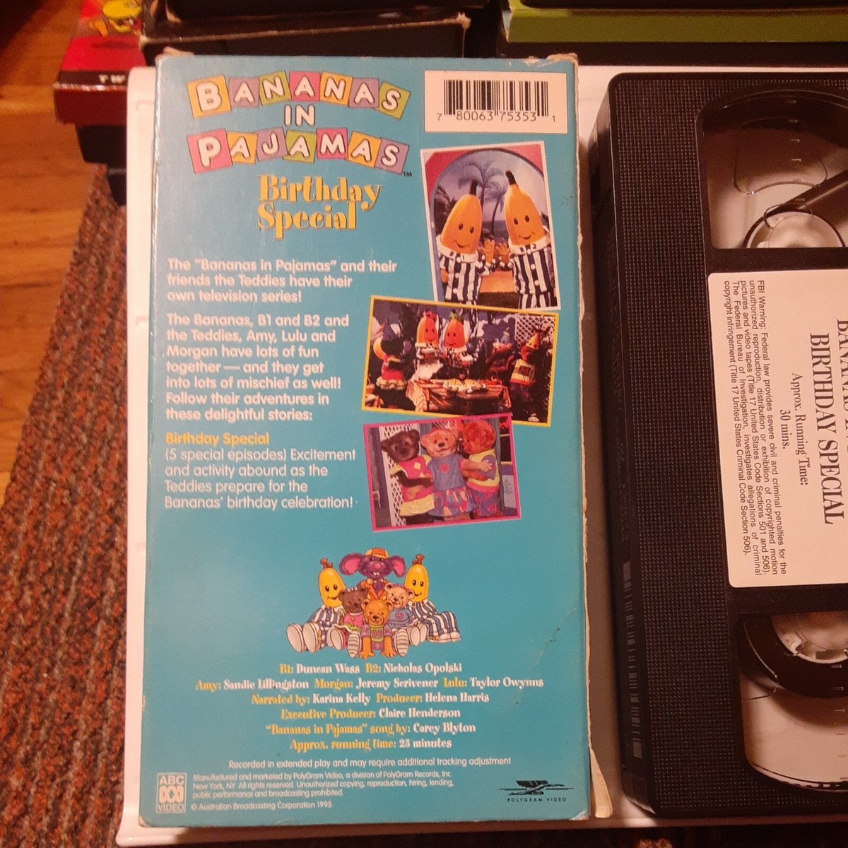 Bananen Im Pyjama, Geburtstags Special, Vhs Bananas In Pyjamas Vhs For
