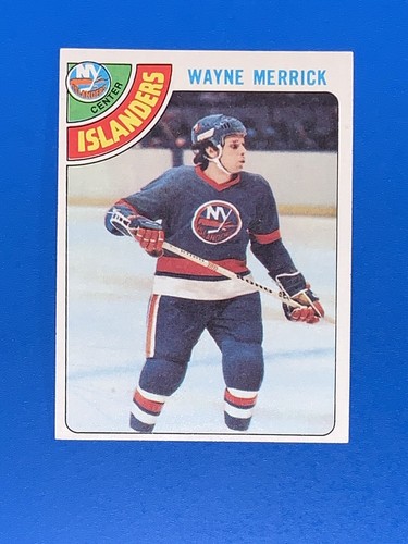 1978-79 Topps Wayne Merrick Hockey Card #258 New York Islanders Set ...