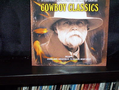 COWBOY CLASSICS – CD NM GEORGE JONES, BOXCAR WILLIE, TEX WILLIAMS ...
