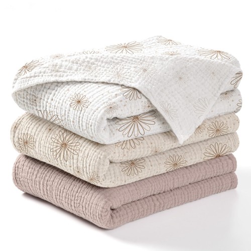 Baby Muslin Swaddle Blankets: Soft Receiving Blanket for Newborn ...