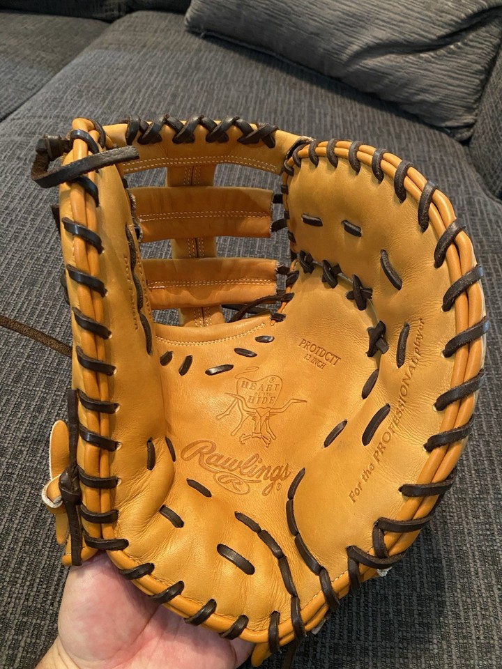 Mint Rawlings Heart Of The Hide Right Handed First Base Glove Mitt PRO ...