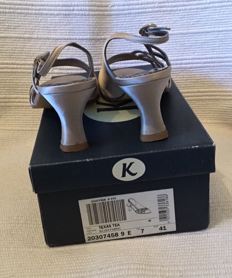 K Shoes Size 7/41 “Texas Tea” Mink Colour Slingbacks + Box. With ...