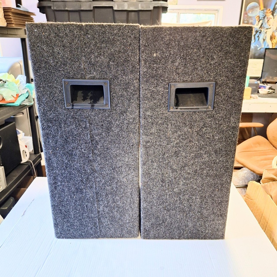 Audio Digital 5000E 12" 3-Way Tower Floor Speakers HF Control Felt ...