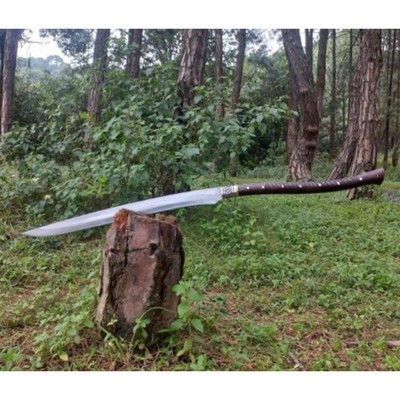 Custom Handmade Carbon Steel Blade Tactical Viking Sword | Hunting ...