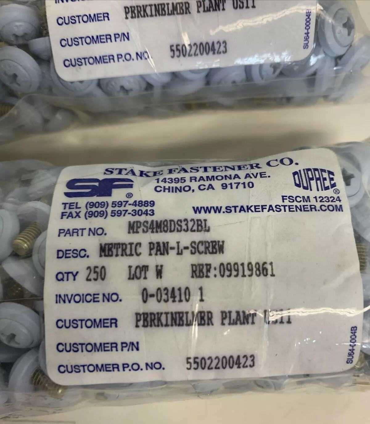 Stake Fastener Co. Metric Pan L Screws MPS4M8DS32BL Metric Pan L Screw ...