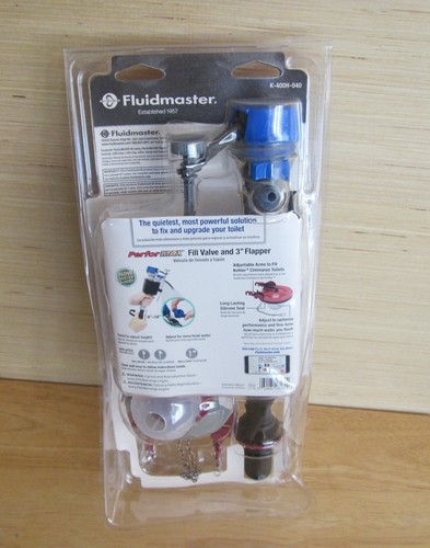 Fluidmaster Universal Fill Valve+ 3" Flapper Model# K-400H-040 Ballcock ...