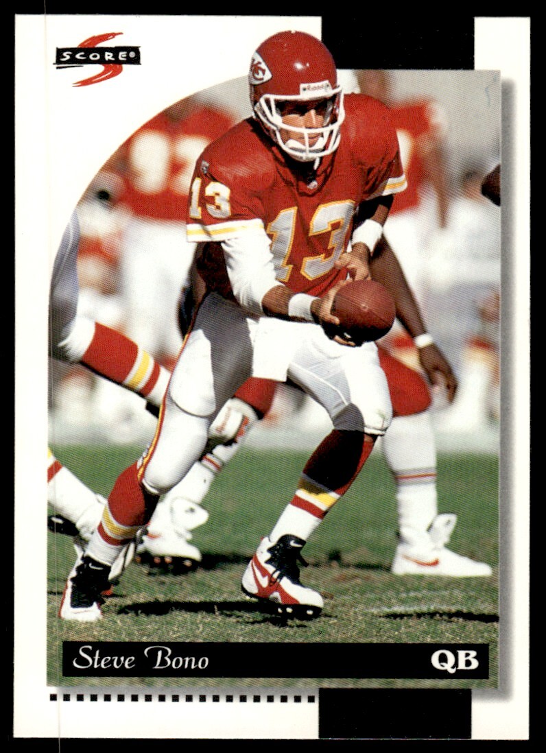 1996 Score Football Card Steve Bono A Kansas City Chiefs #137 | eBay