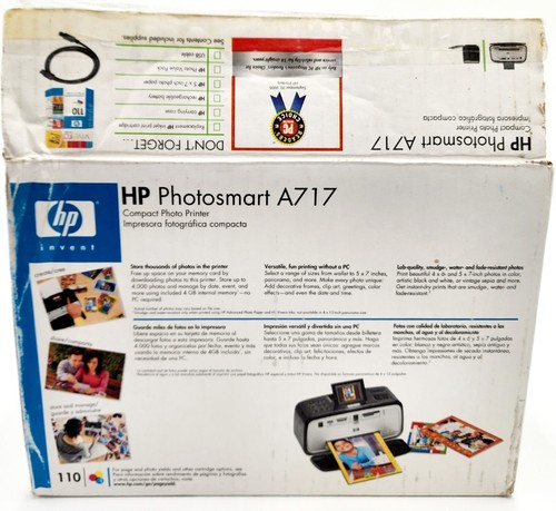HP PhotoSmart A717 Digital Photo Inkjet Printer for sale online | eBay