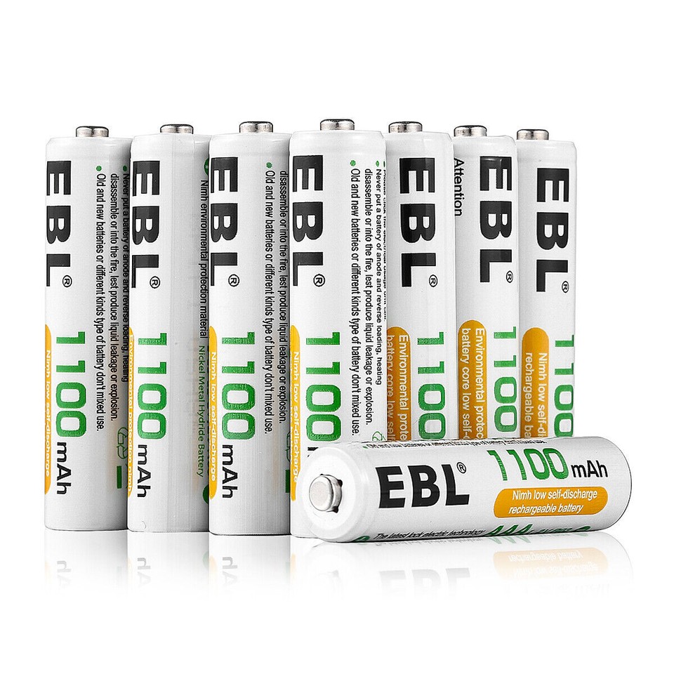 EBL NiMH AA AAA Rechargeable Batteries 800 2300 2800mAh ,Optional ...