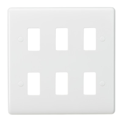 Curved edge 6G grid faceplate | eBay UK